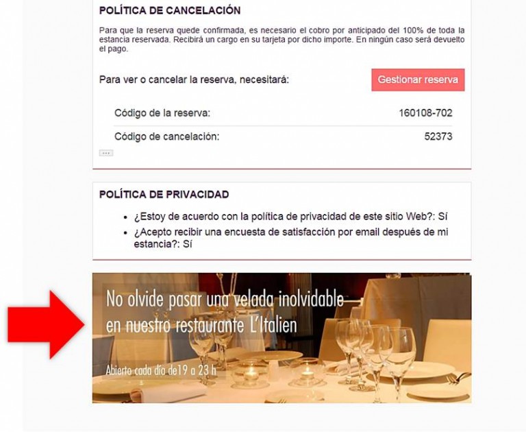 Lanzamos nueva confirmación de reservas